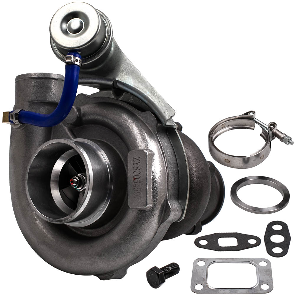 T3T4 T04E upgraded Turbo Universal for 1.5 -2.5L A/R.63 V-band Oil ...